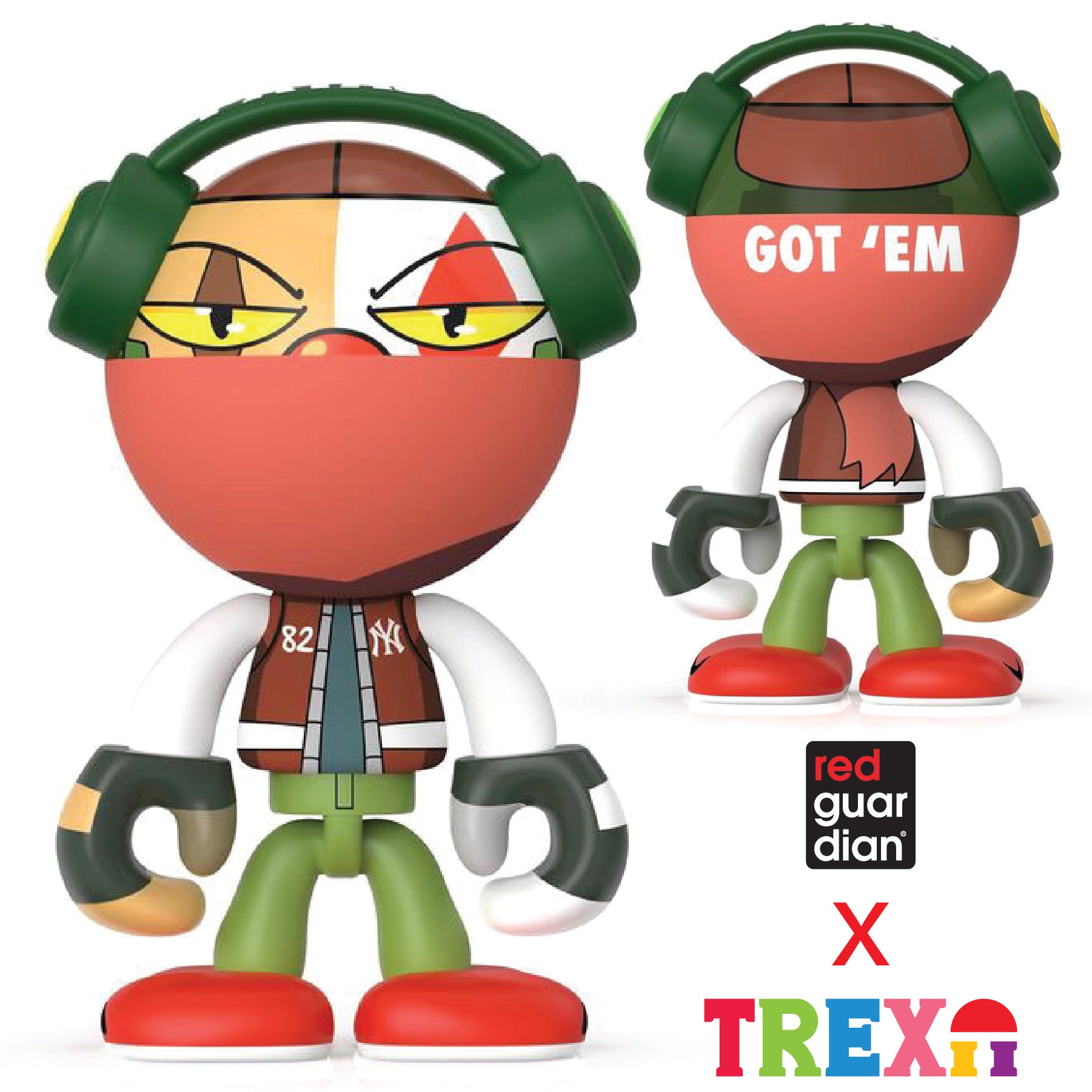 RedGuardian x Trexii Designer Vinyl Toy Collaboration Preorder